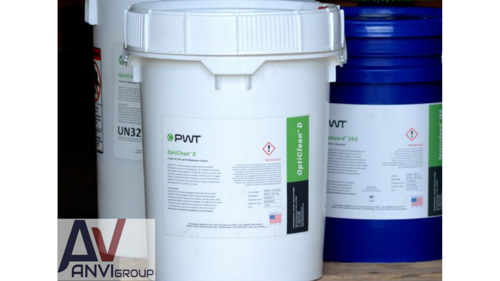 Cung Cấp Hoá Chất OptiClean PWT Rửa Màng RO Uy Tín | ANVIGROUP